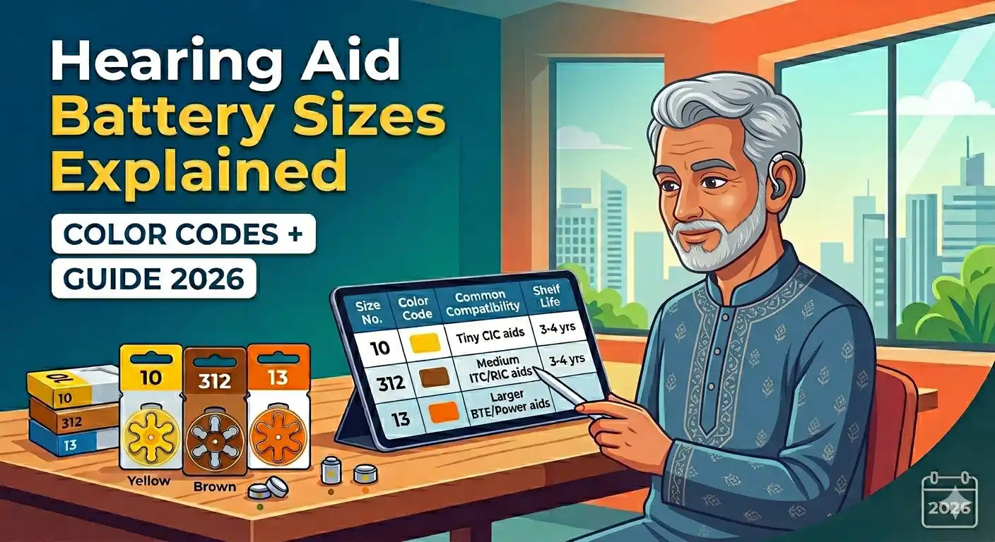 Hearing Aid Battery Sizes Explained (Color Codes + Compatibility Guide ...