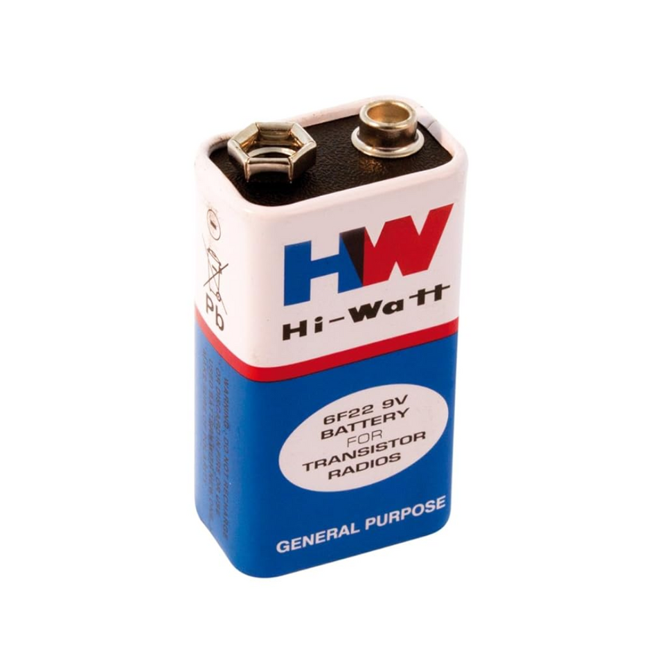 Buy Hi-Watt HW 9V Battery - 6F22 Carbon Zinc Online | MyBattery.in ...